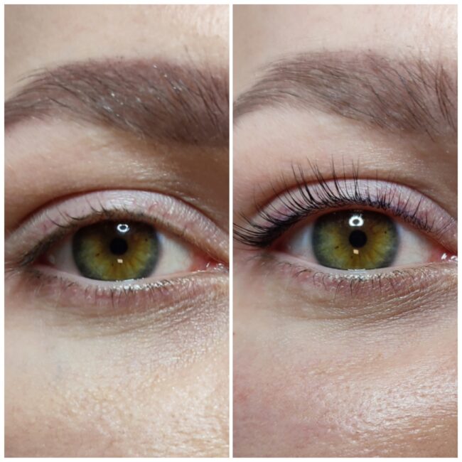 Laminacja rzęs - podniesienie i podkręcenie rzęs na 8 tygodni