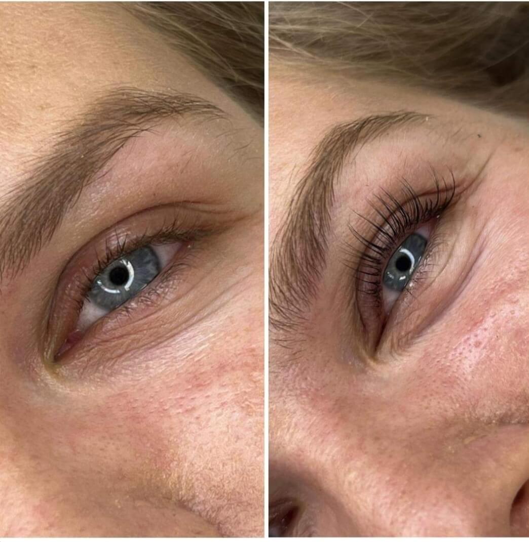 Laminacja rzęs - podniesienie i podkręcenie rzęs na 8 tygodni